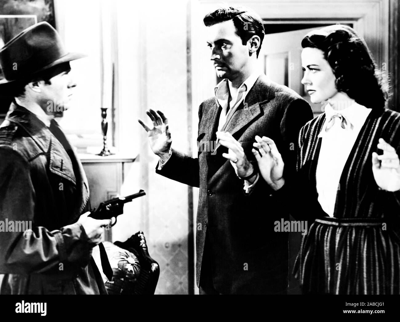 FLAXY MARTIN, from left, Elisha Cook, Jr., Zachary Scott, Dorothy Malone, 1949 Stock Photo - Alamy