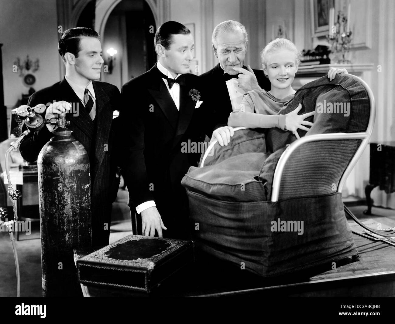 THE FLAME WITHIN, from left, Louis Hayward, Herbert Marshall, Henry ...