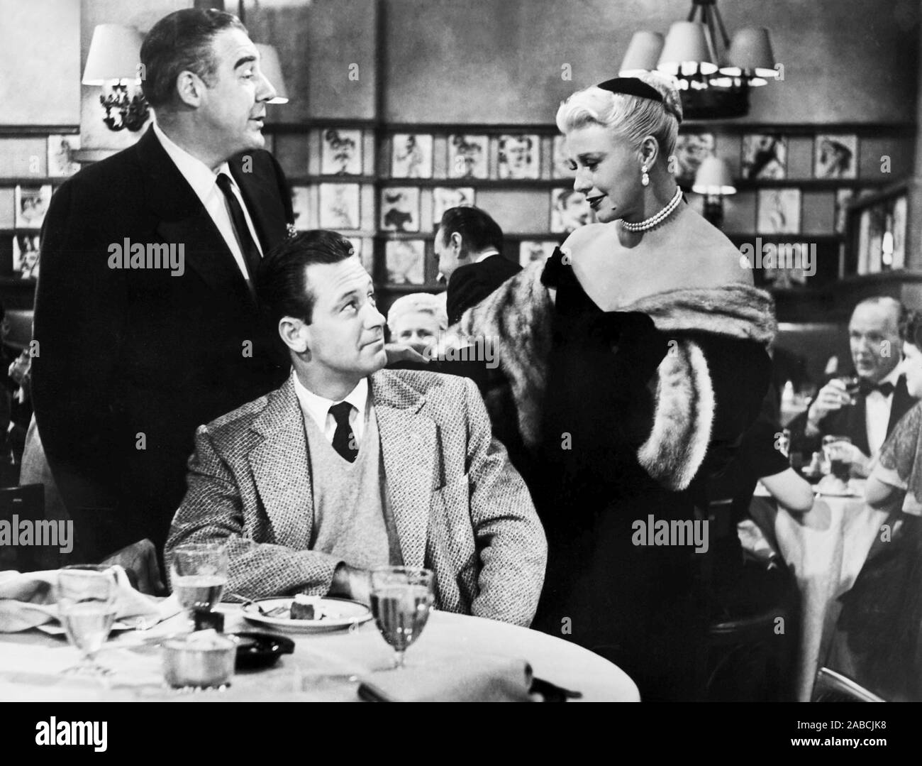 FOREVER FEMALE, from left: Paul Douglas, William Holden, Ginger Rogers ...