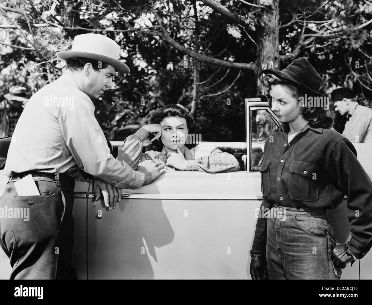 THE FOREST RANGERS, from left, Fred MacMurray, Paulette Goddard, Susan ...