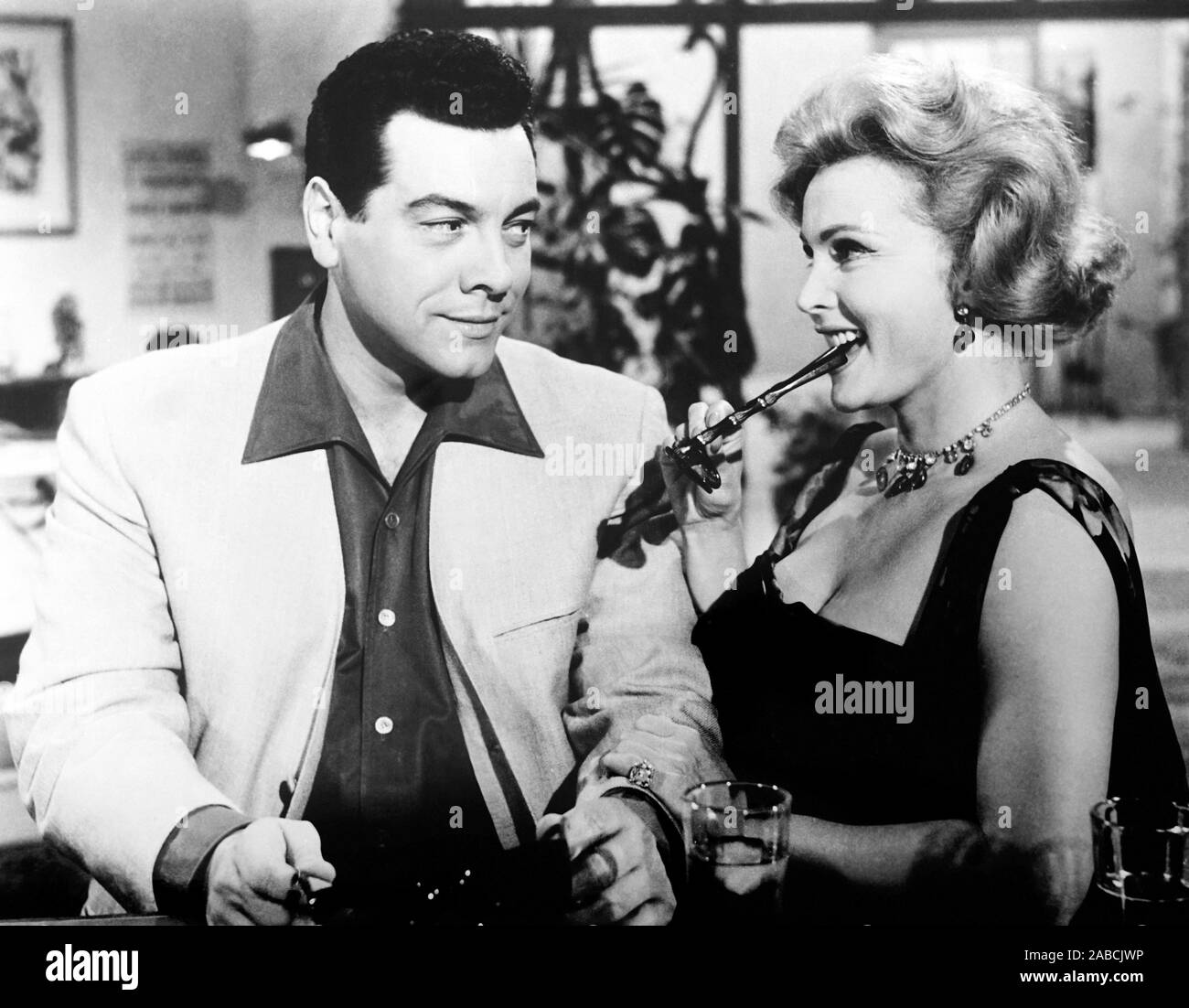 FOR THE FIRST TIME, from left, Mario Lanza, Zsa Zsa Gabor, 1959 Stock ...