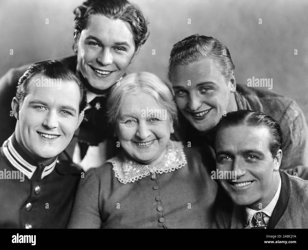 FOUR SONS, from left: Francis X. Bushman Jr., charles Morton, Margaret ...