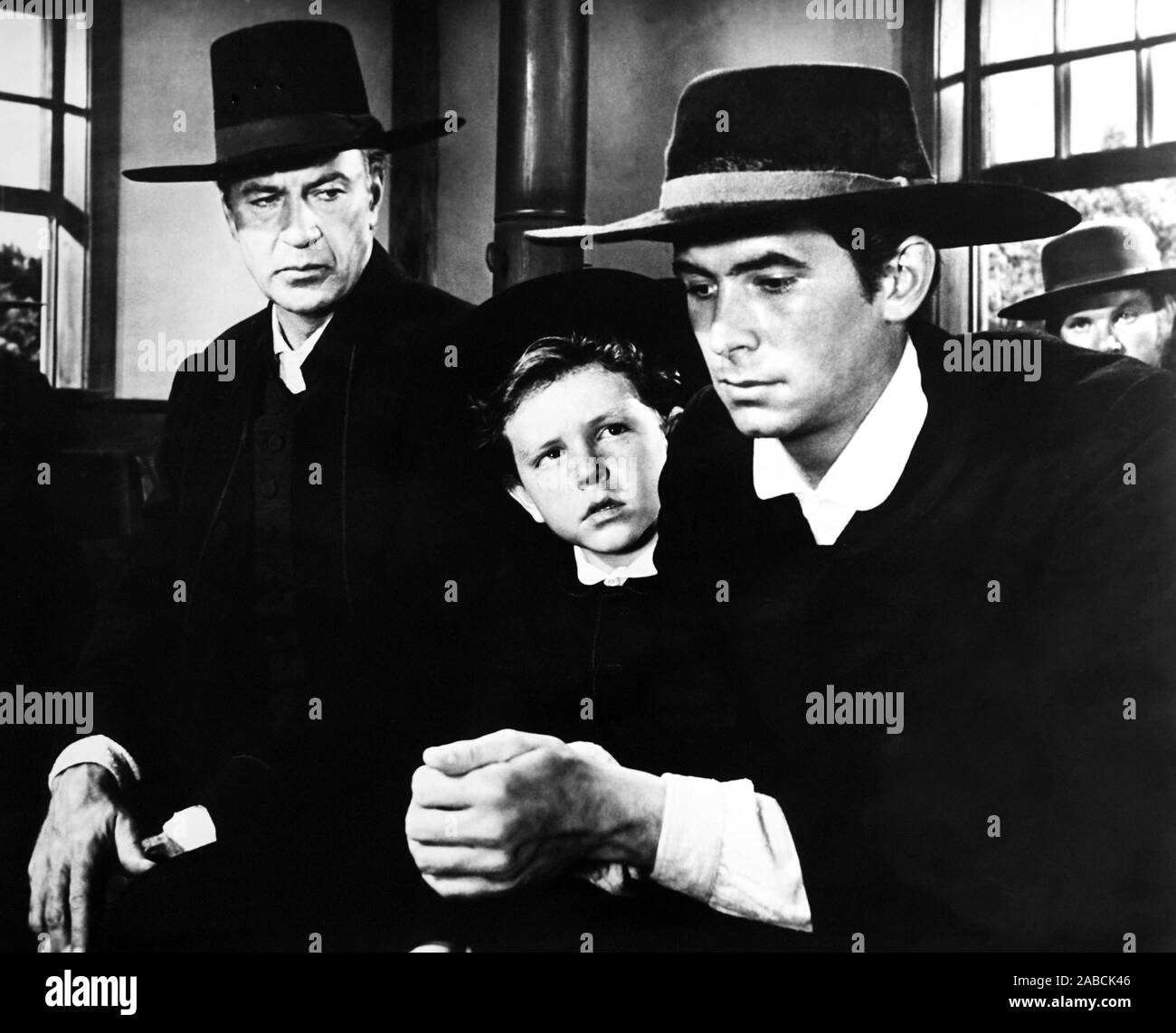FRIENDLY PERSUASION, from left, Gary Cooper, Richard Eyer, Anthony ...