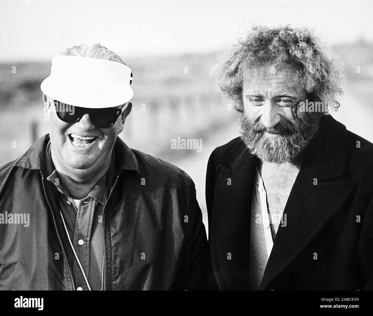 THE FRISCO KID, from left: director Robert Aldrich, Gene Wilder on set ...