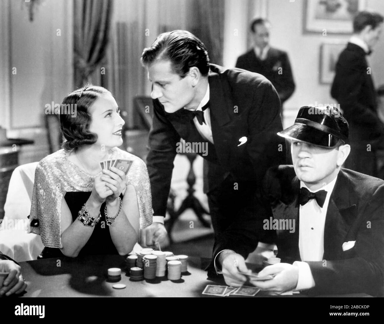 GAMBLING LADY, from left, Barbara Stanwyck, Joel McCrea, Bert Moorhouse ...