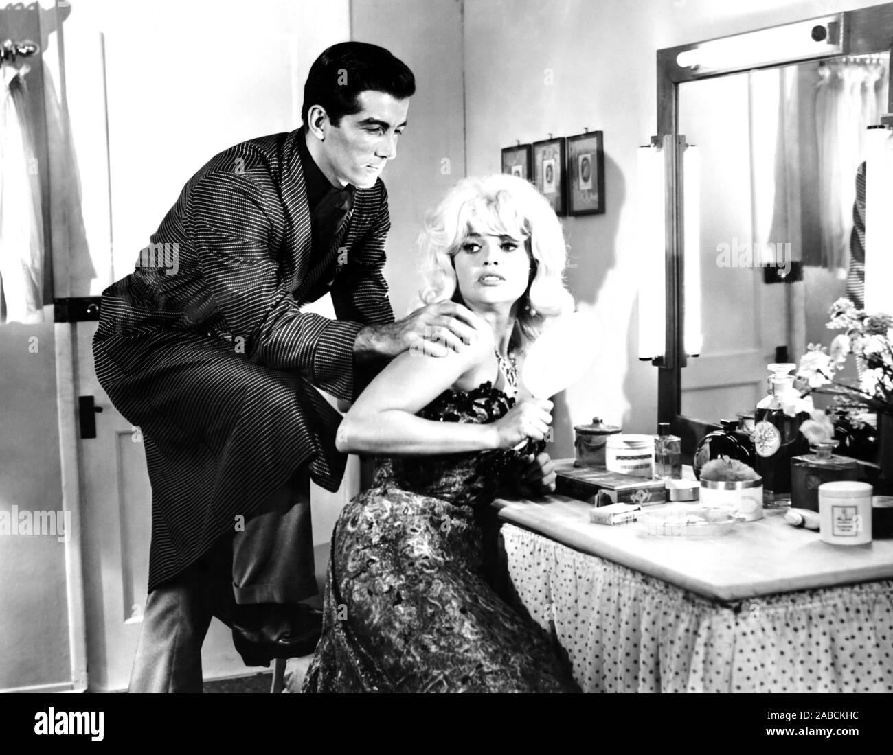 THE GEORGE RAFT STORY, from left, Ray Danton, Jayne Mansfield, 1961 ...