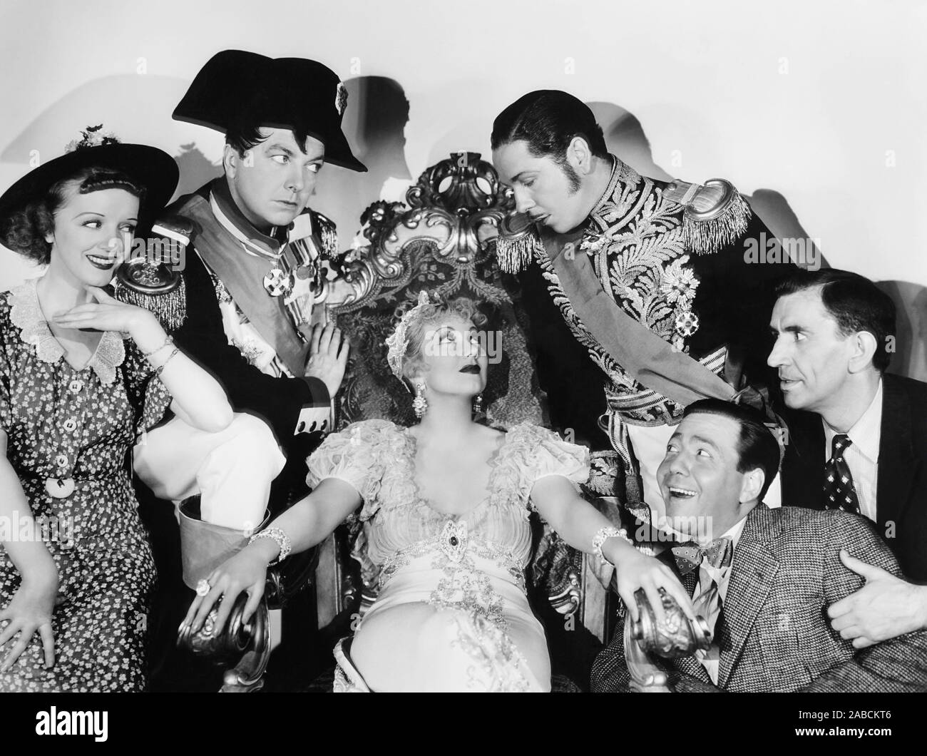 THE GIRL FRIEND, from left: Inez Courtney, Jack Haley, Ann Sothern ...