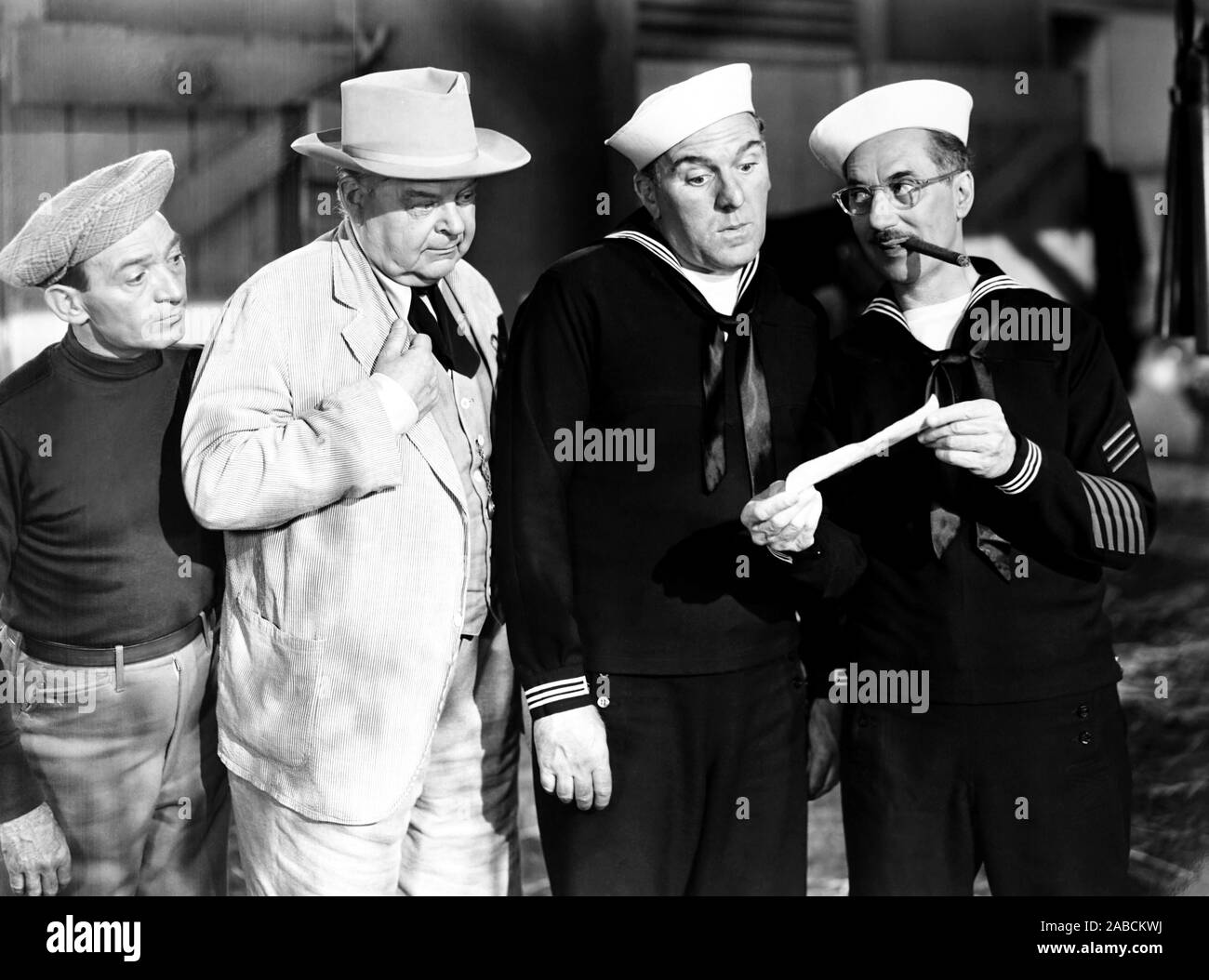 A GIRL IN EVERY PORT, from left, George E. Stone, Gene Lockhart ...