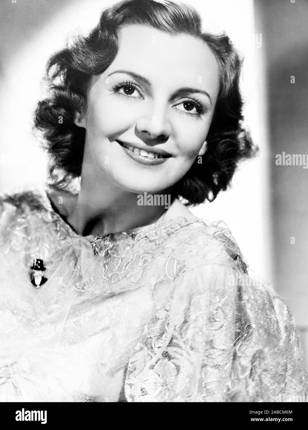 THE GOLDWYN FOLLIES, Andrea Leeds, wearing a brooch of her costar ...