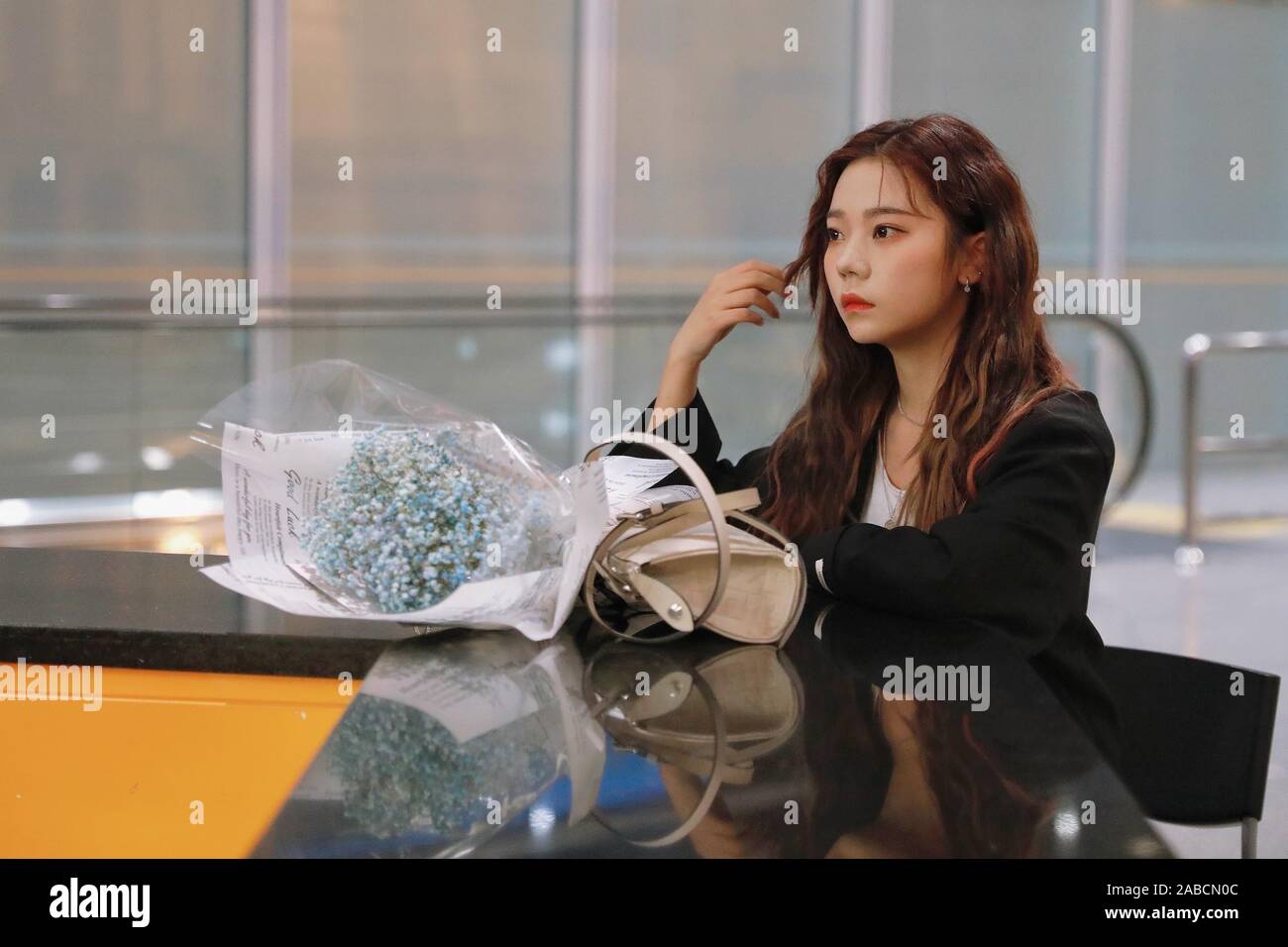 Singer Winnie Zhang or Zhang Zining of Chinese idol gril group Rocket ...