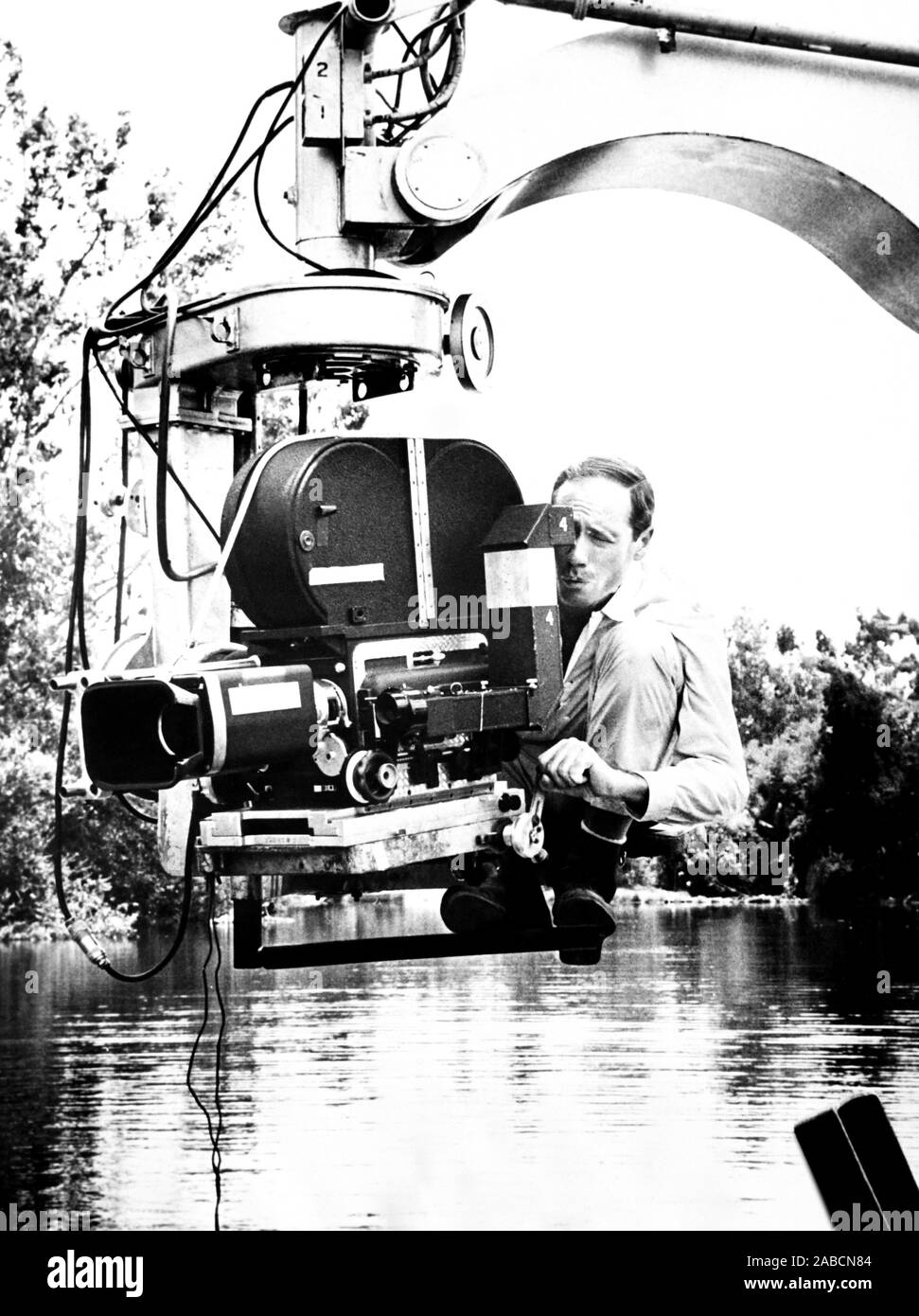 GREEN MANSIONS, director Mel Ferrer, on location, October 1958 Stock ...
