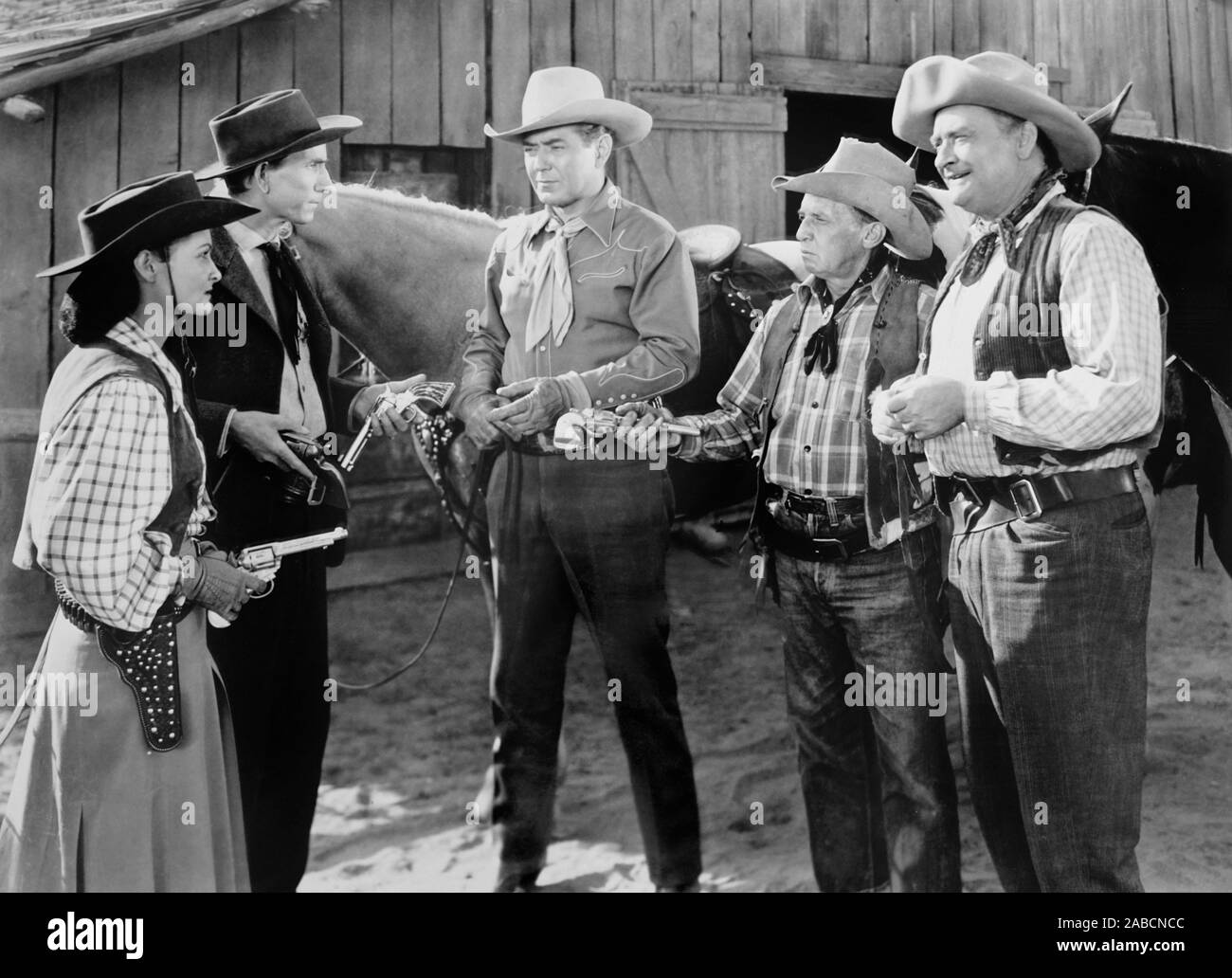 GUNNING FOR JUSTICE, from left: Evelyn Finley, Dan White, Johnny Mack ...