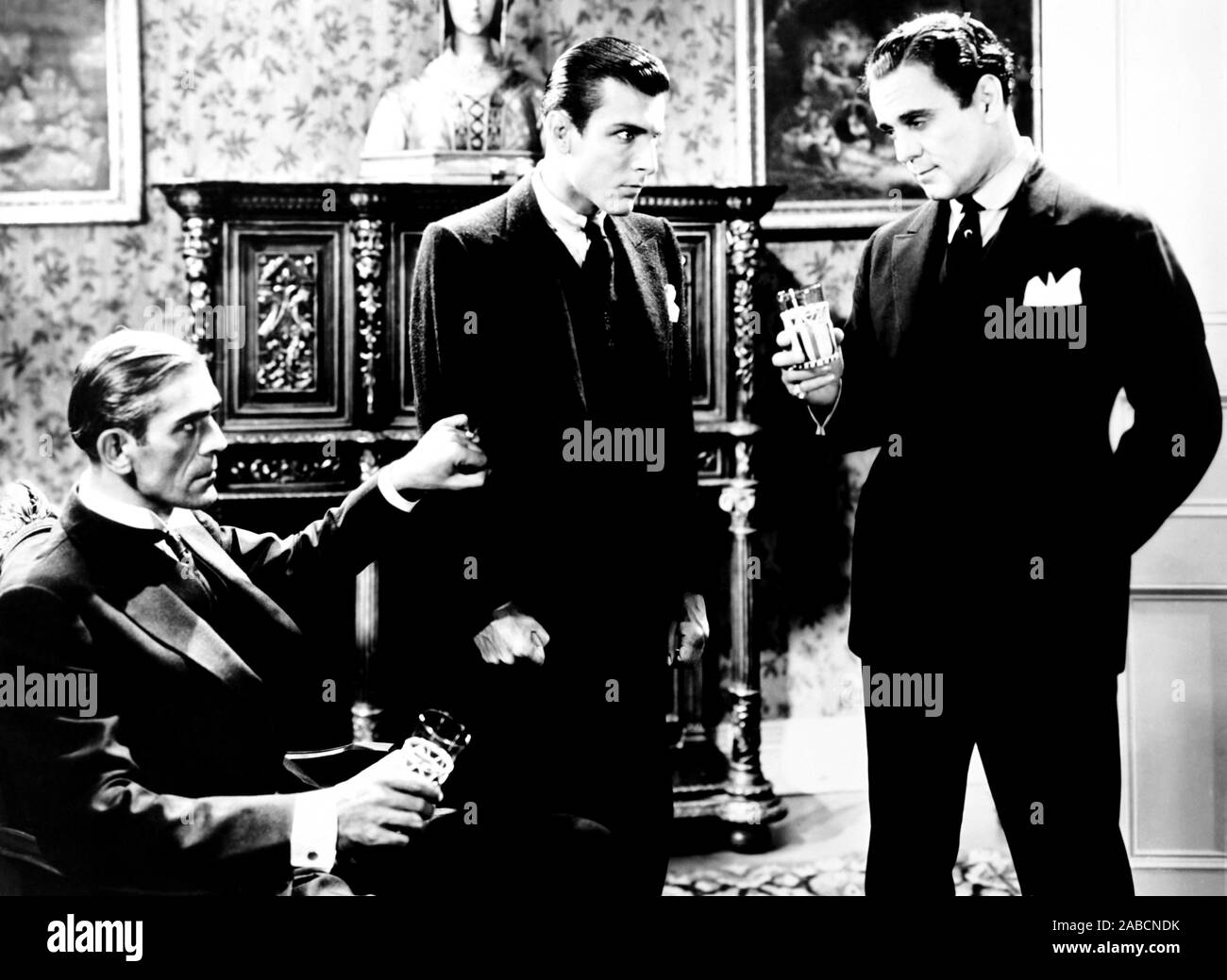 THE GUILTY GENERATION, from left, Boris Karloff, James Wilcox, Leo ...