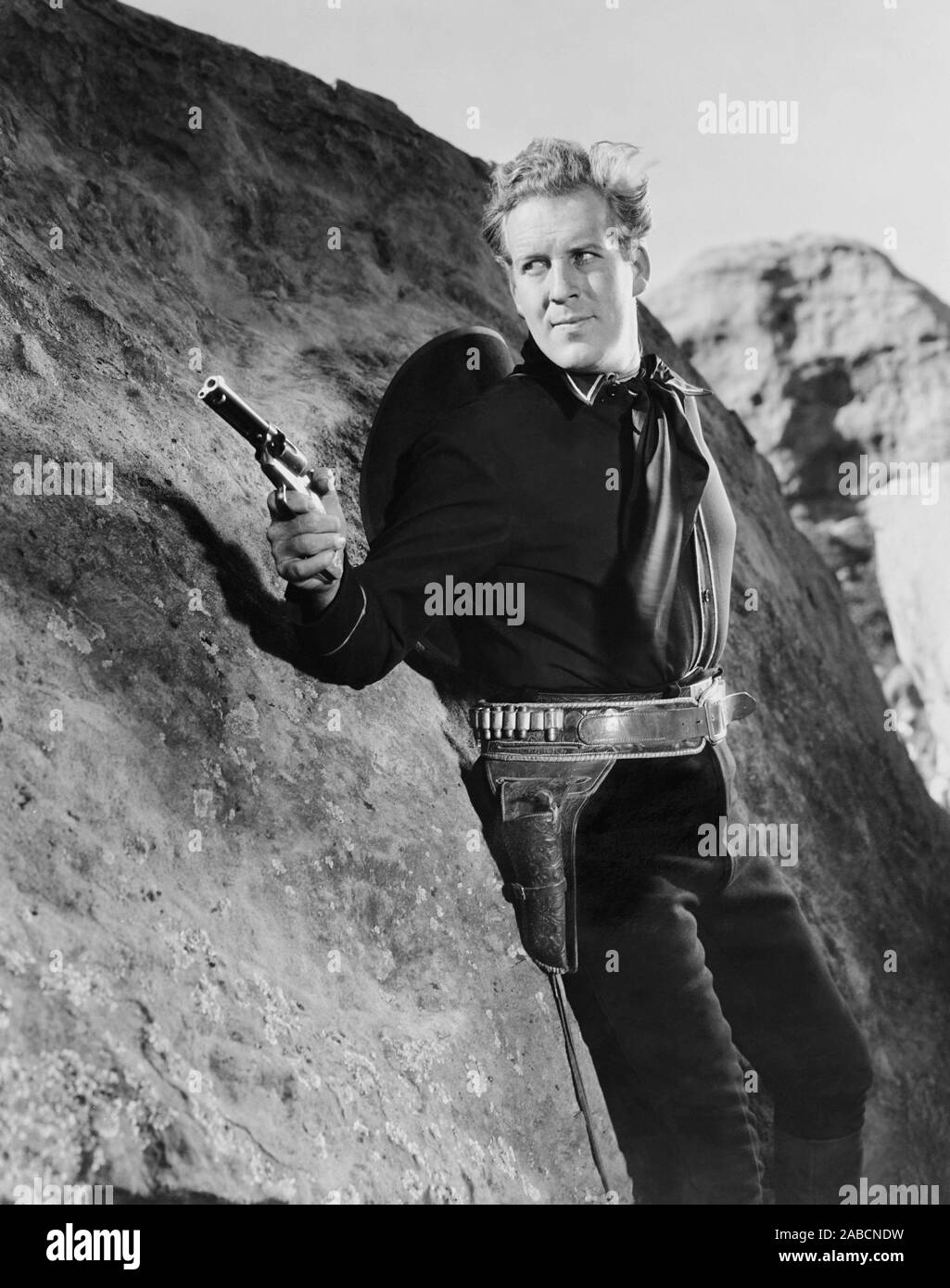 GUNS OF THE PECOS, Dick Foran, 1937 Stock Photo - Alamy