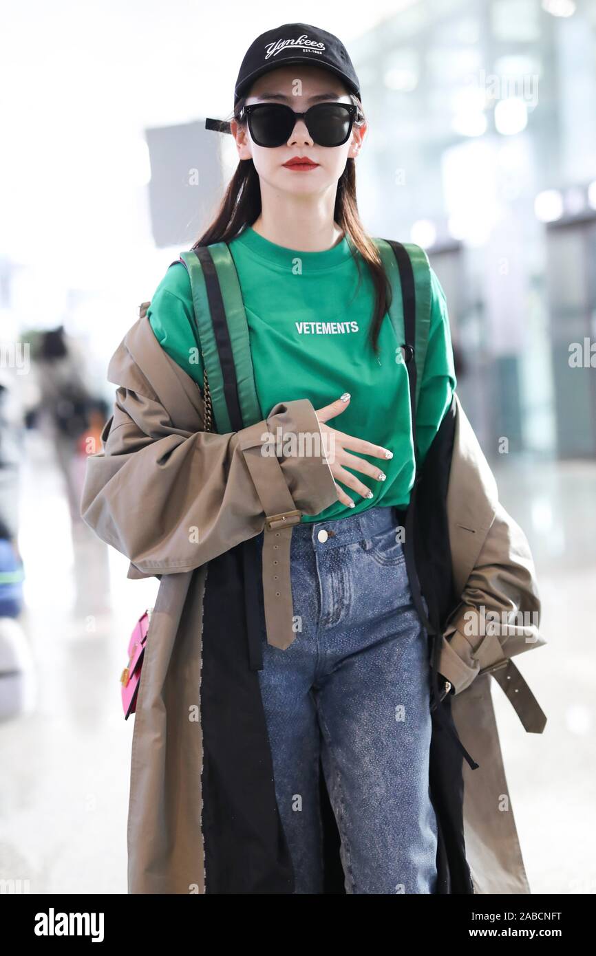 Chinese singer and actress Qi Wei or Stephy Qi shows up at Shanghai ...