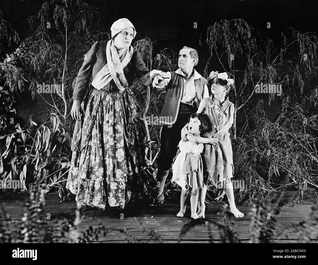 HANSEL AND GRETEL, from left: Blanche Payson, James T. Kelley, Baby ...