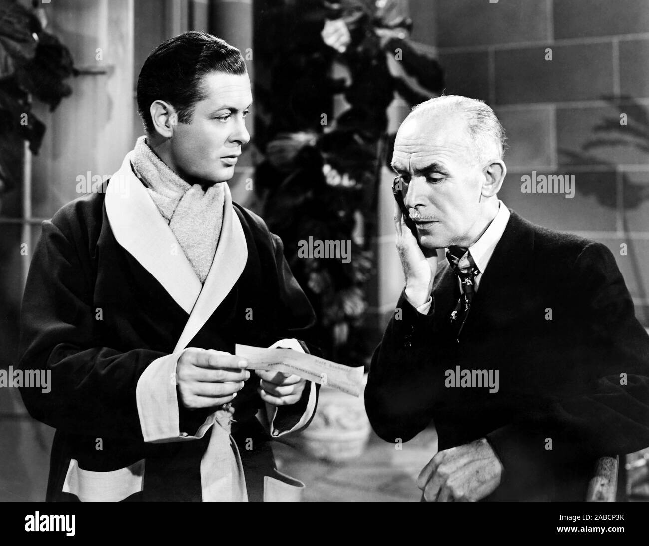 HERE COMES MR. JORDAN, from left, Robert Montgomery, James Gleason ...