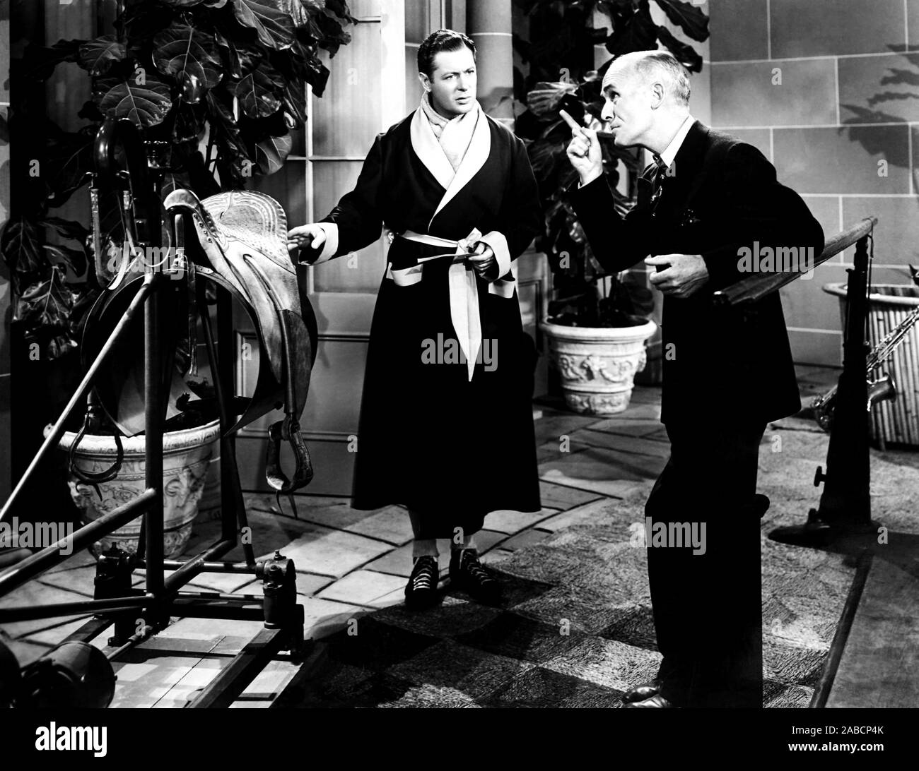 HERE COMES MR. JORDAN, from left, Robert Montgomery, James Gleason ...