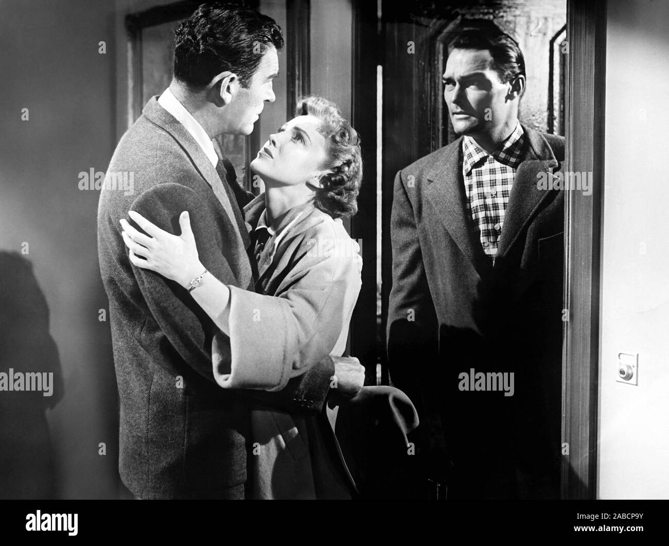 HELL'S OUTPOST, from left, Rod Cameron, Joan Leslie, John Russell, 1954 Stock Photo - Alamy