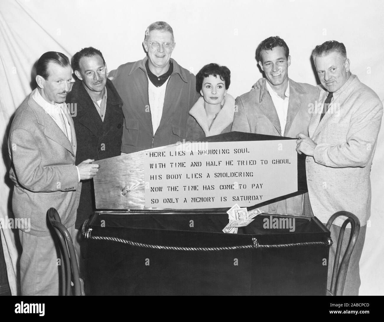HILDA CRANE, from left: cinematographer Joe McDonald, grip Frank Corey ...