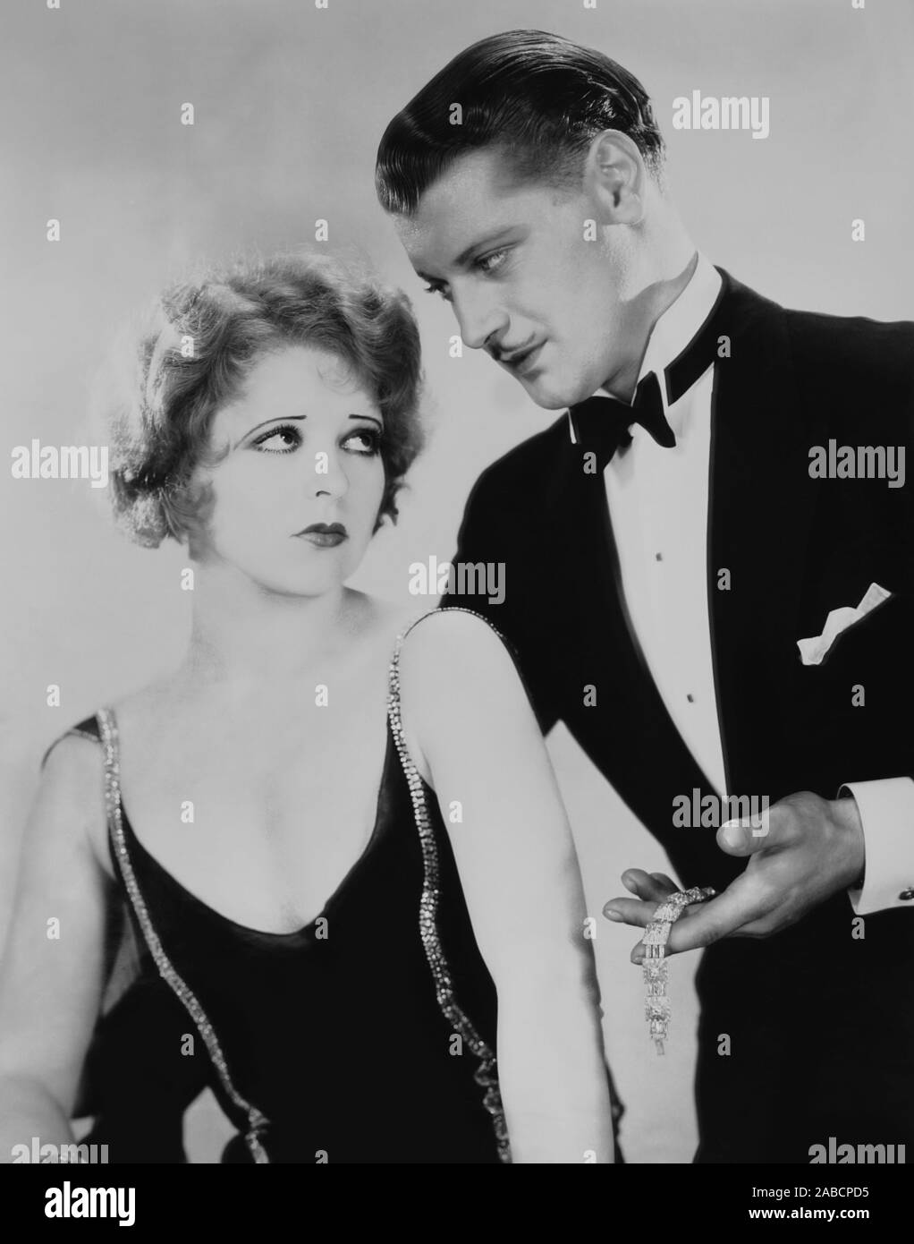 HER WEDDING NIGHT, from left: Clara Bow, Ralph Forbes, 1930 Stock Photo ...