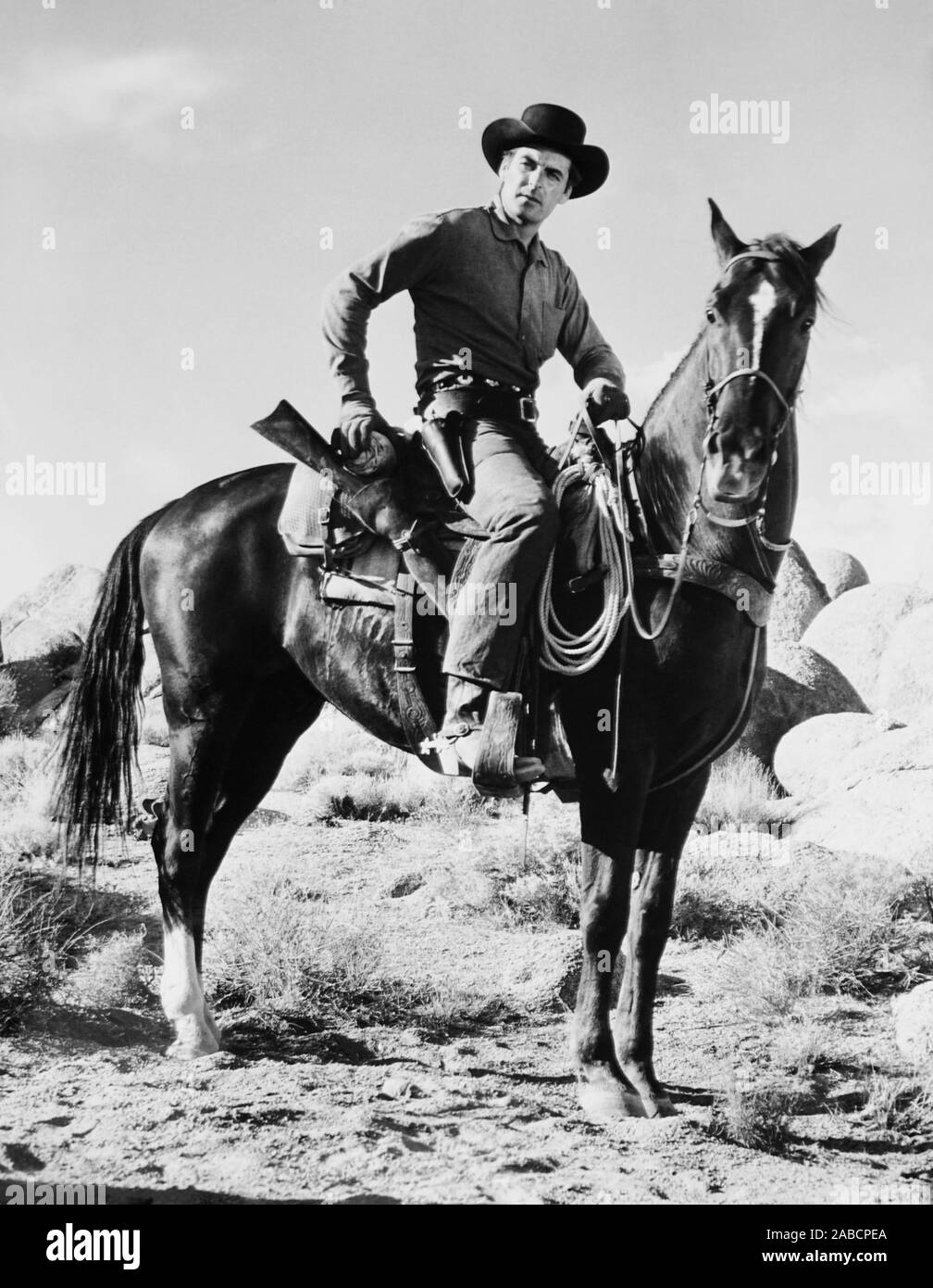 THE HIRED GUN, Rory Calhoun, 1957 Stock Photo - Alamy