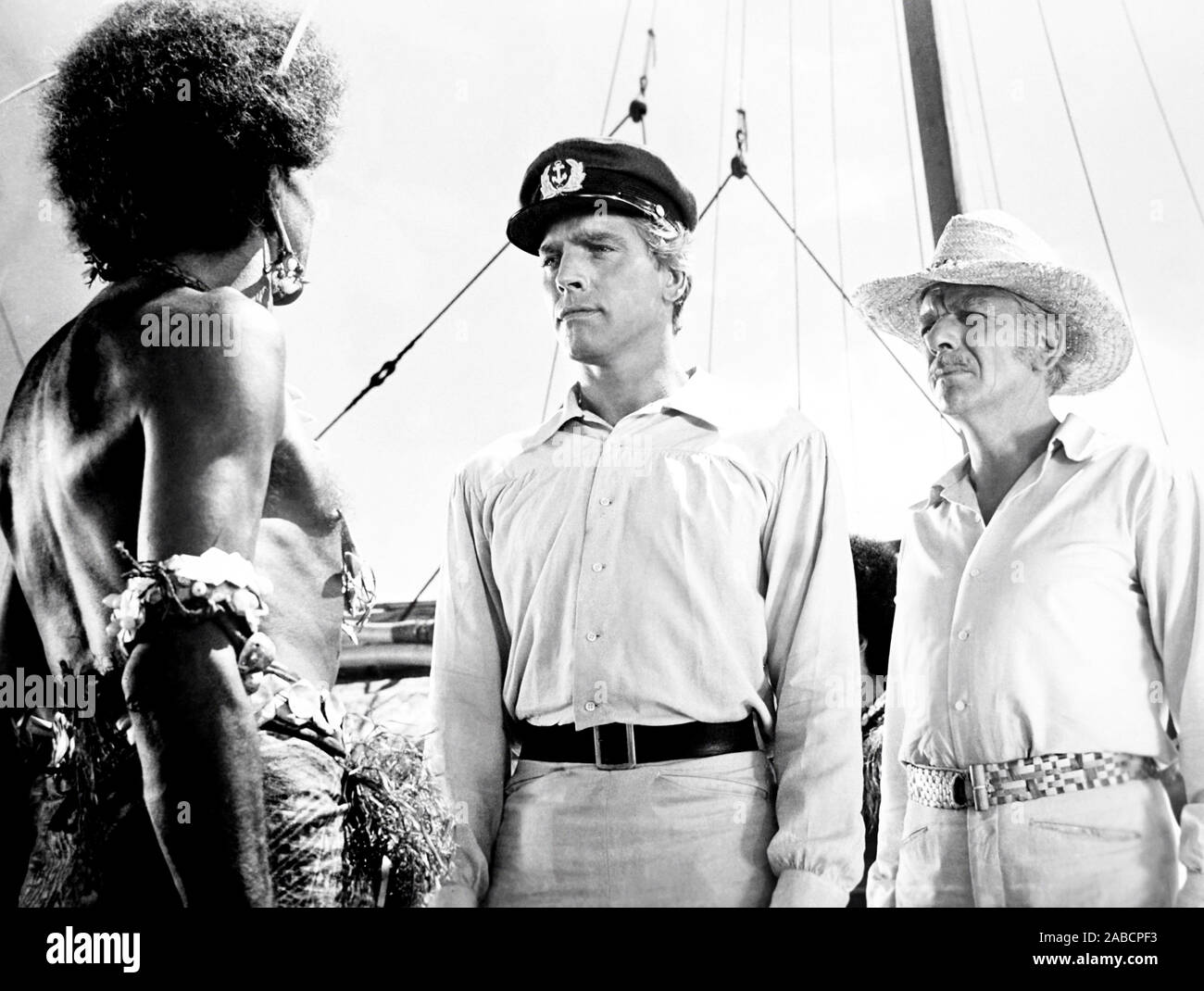 HIS MAJESTY O'KEEFE, from left, Burt Lancaster, Andre Morell, 1954 ...