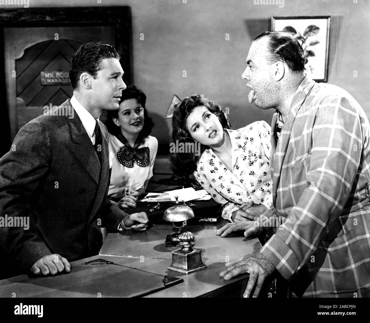HI, NEIGHBOR, from left, John Archer, Marilyn Hare, Jean Parker, Don ...