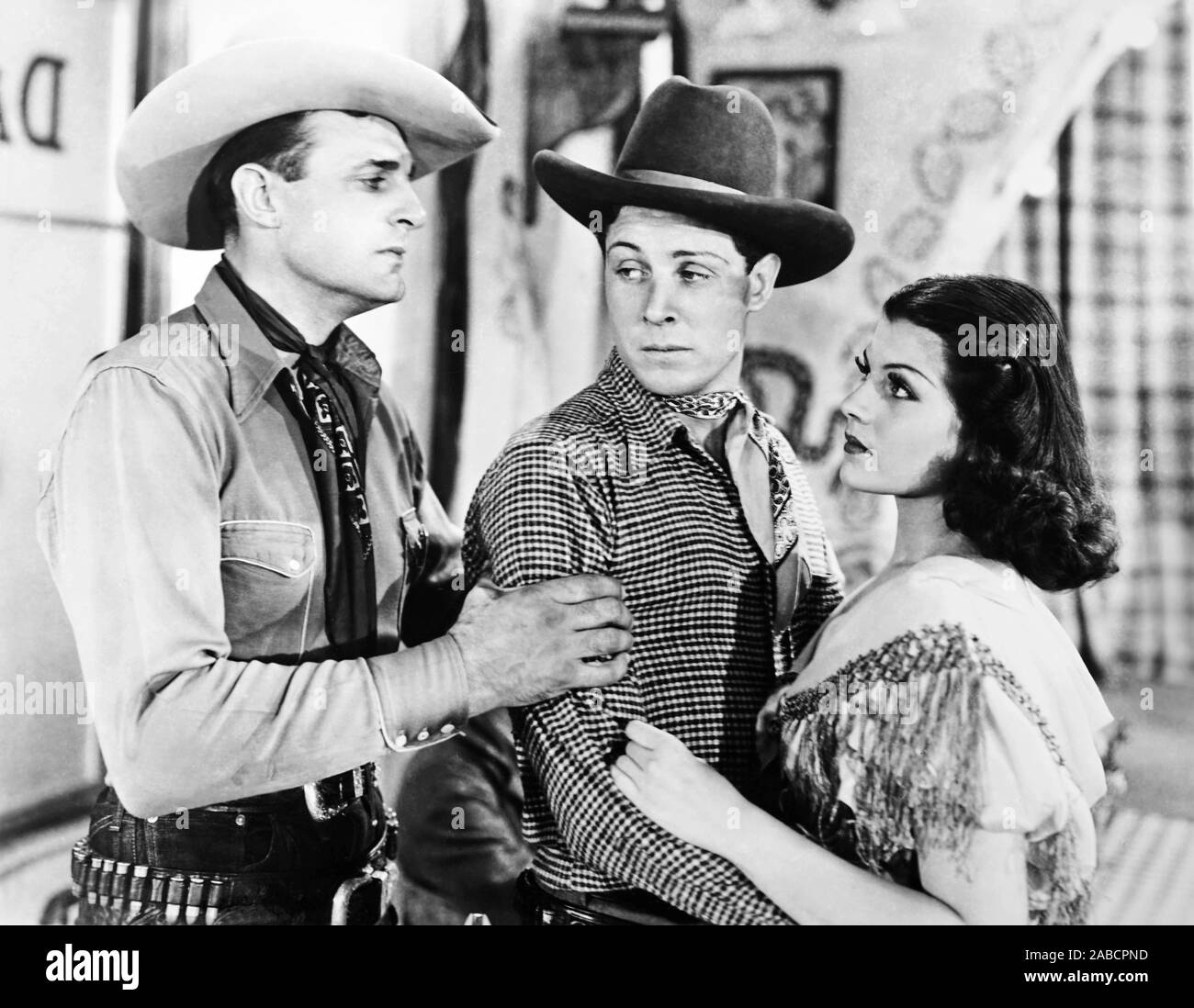 HIT THE SADDLE, from left: Ray Corrigan, Robert Livingston, Rita ...