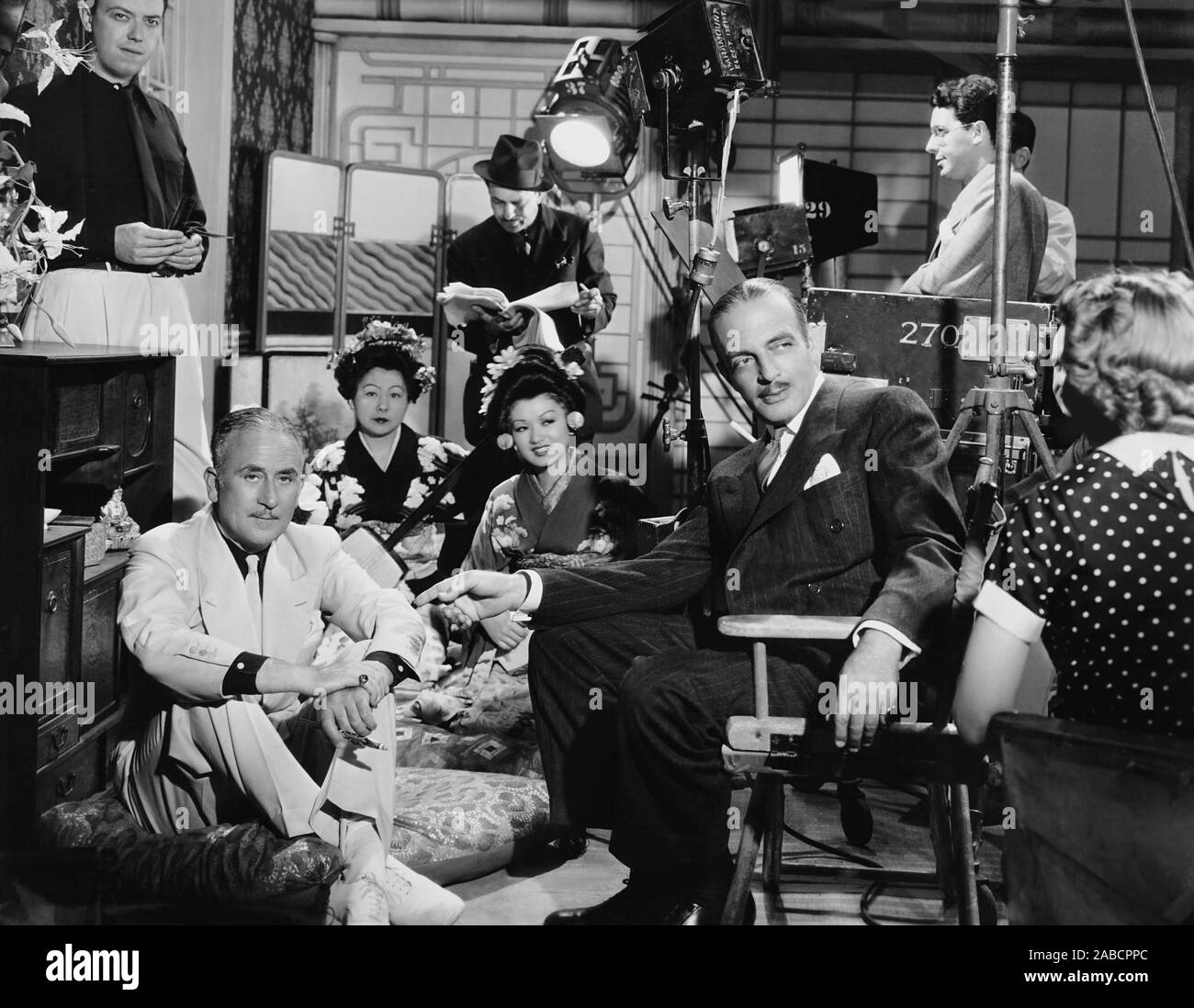 HOLLYWOOD BOULEVARD, seated front from left: John Halliday, C. Henry ...