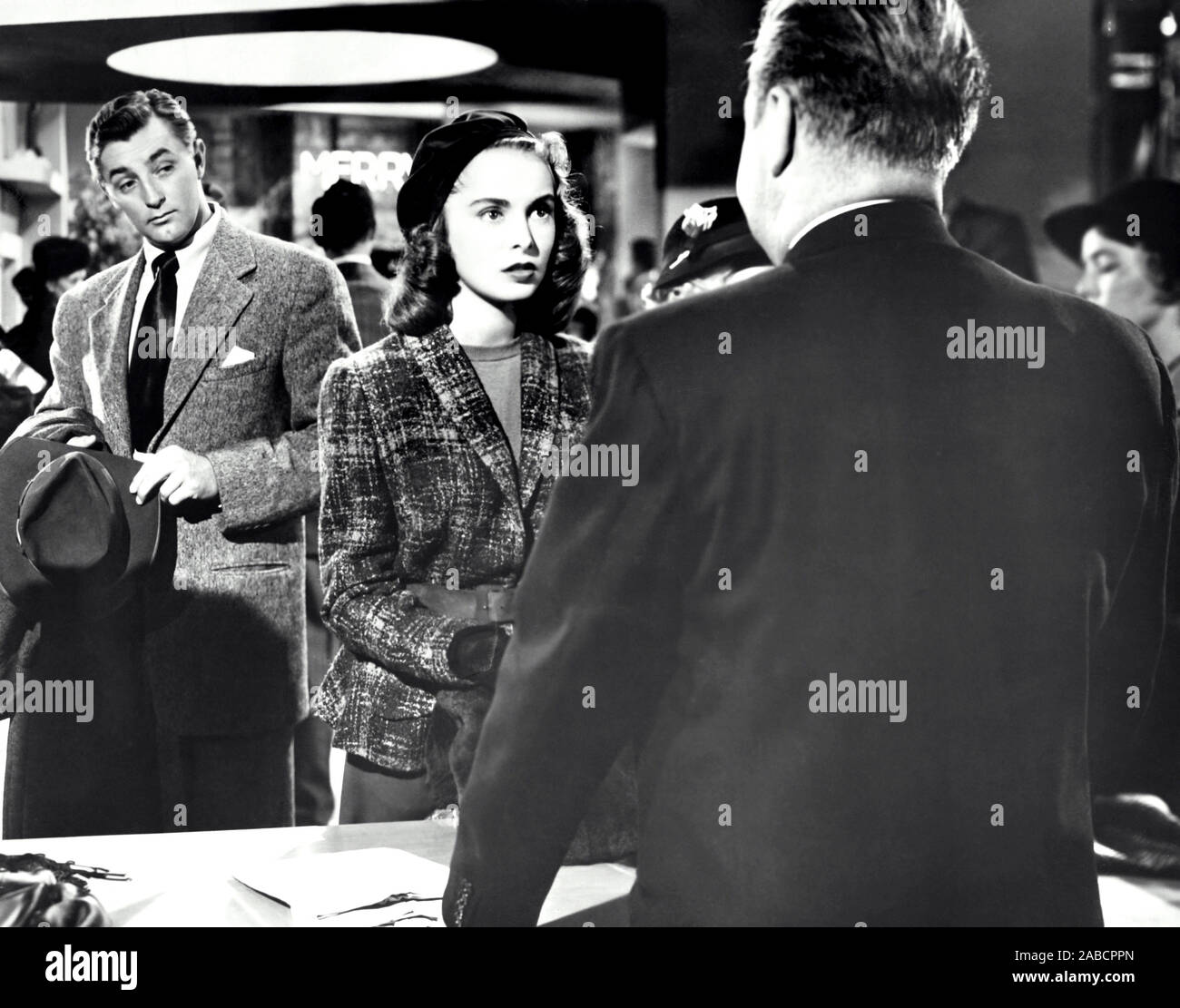 HOLIDAY AFFAIR, from left, Robert Mitchum, Janet Leigh, Joey Ray, 1949 ...
