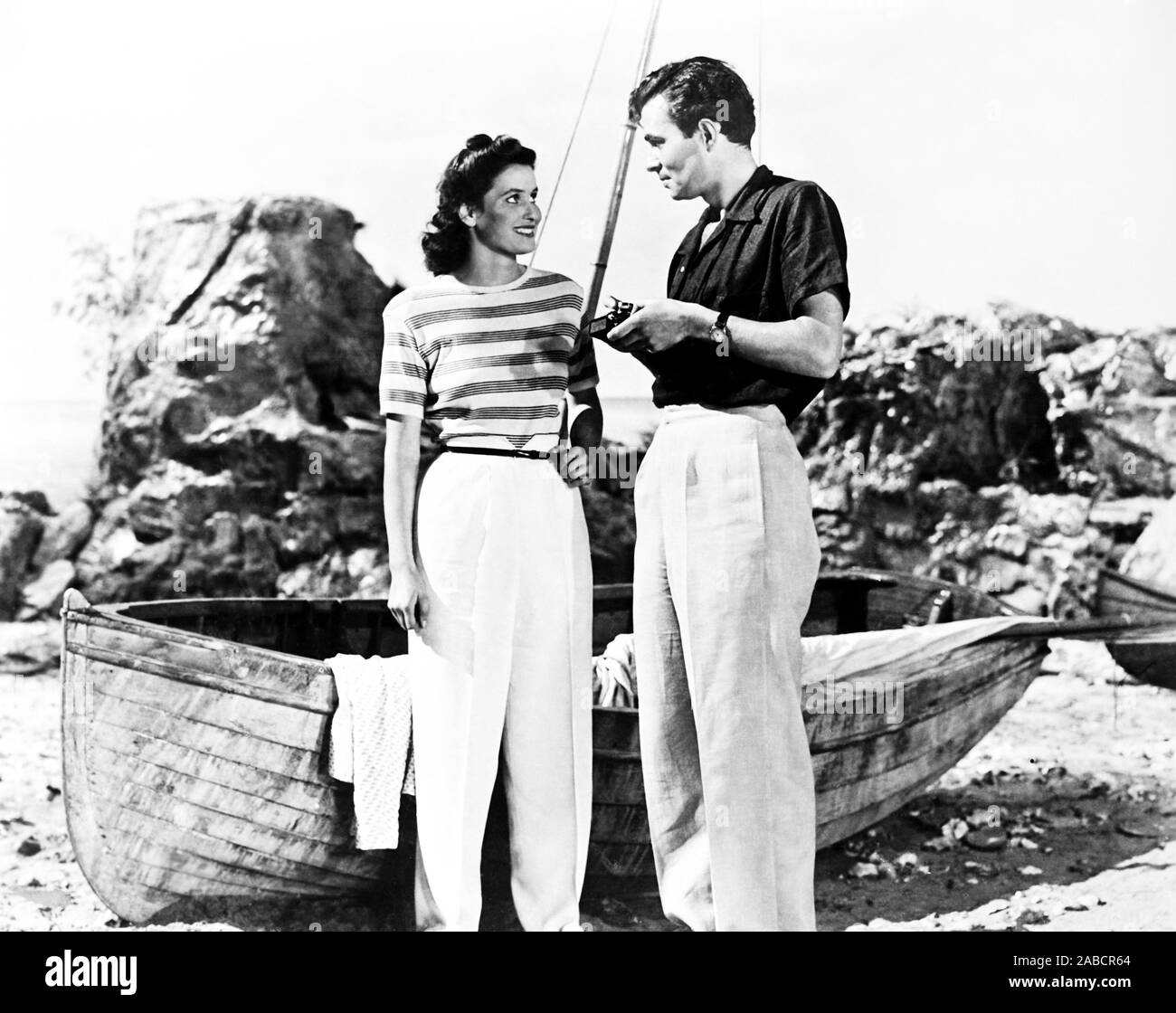 HOTEL RESERVE, from left, Clare Hamilton, James Mason, 1944 Stock Photo ...