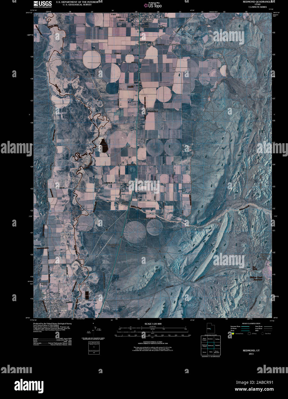 Map of redmond hi-res stock photography and images - Alamy