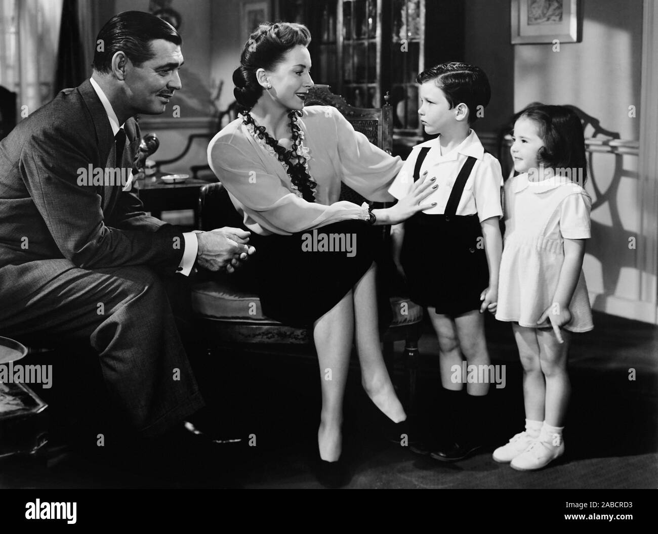 THE HUCKSTERS, from left: Clark Gable, Deborah Kerr, Eugene Lay, Dianne ...