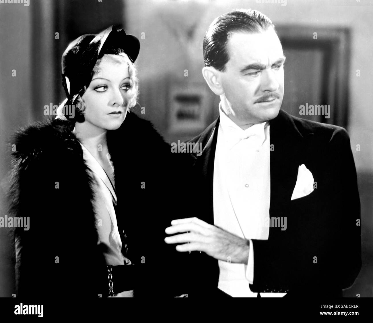 HUSH MONEY, from left, Myrna Loy, Owen Moore, 1931 Stock Photo - Alamy