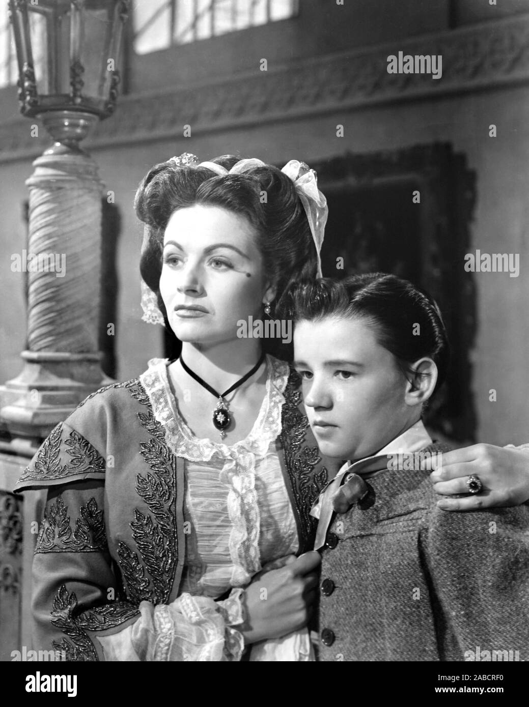 HUNGRY HILL, from left, Margaret Lockwood, Tony Wager, 1947 Stock Photo ...