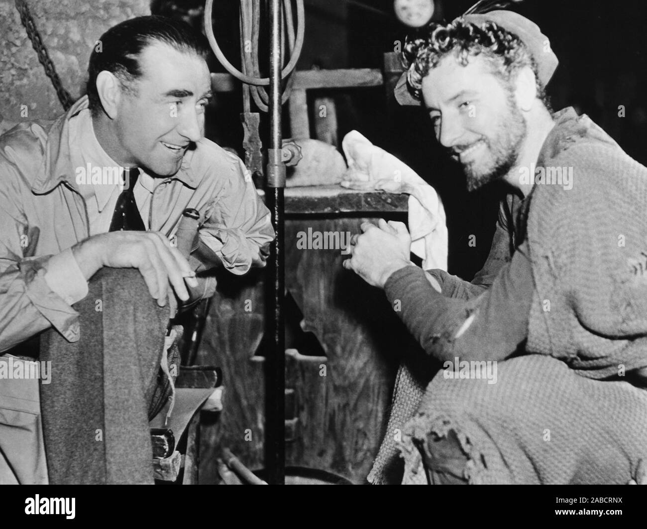 IF I WERE KING, from left: director Frank Lloyd, Ronald Colman on set ...