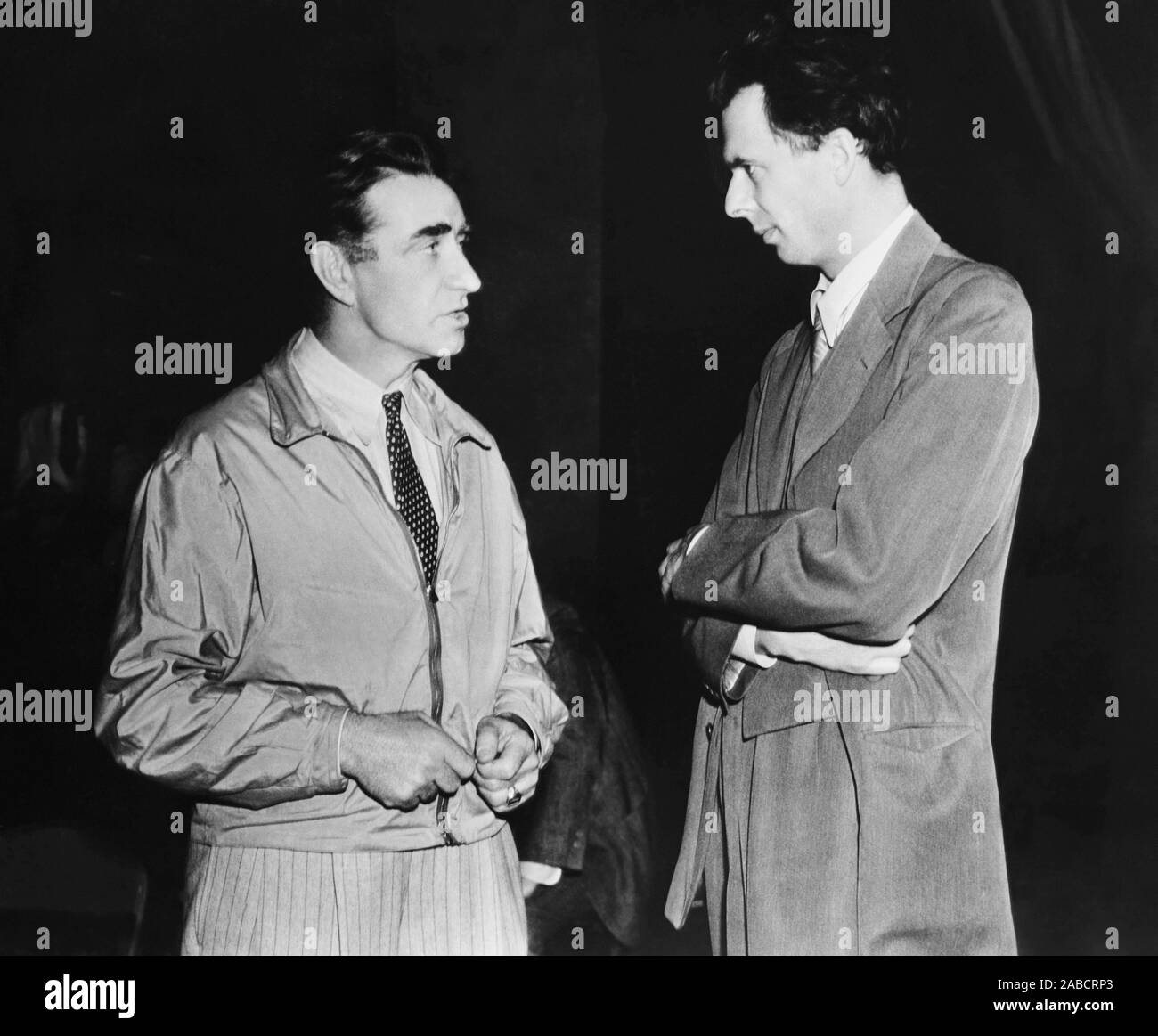 IF I WERE KING, from left: director Frank Lloyd visited by Aldous ...