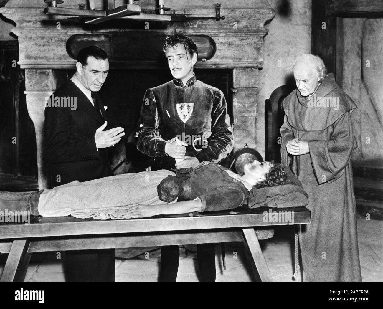 IF I WERE KING, Ellen Drew (lying down), standing from left: director ...