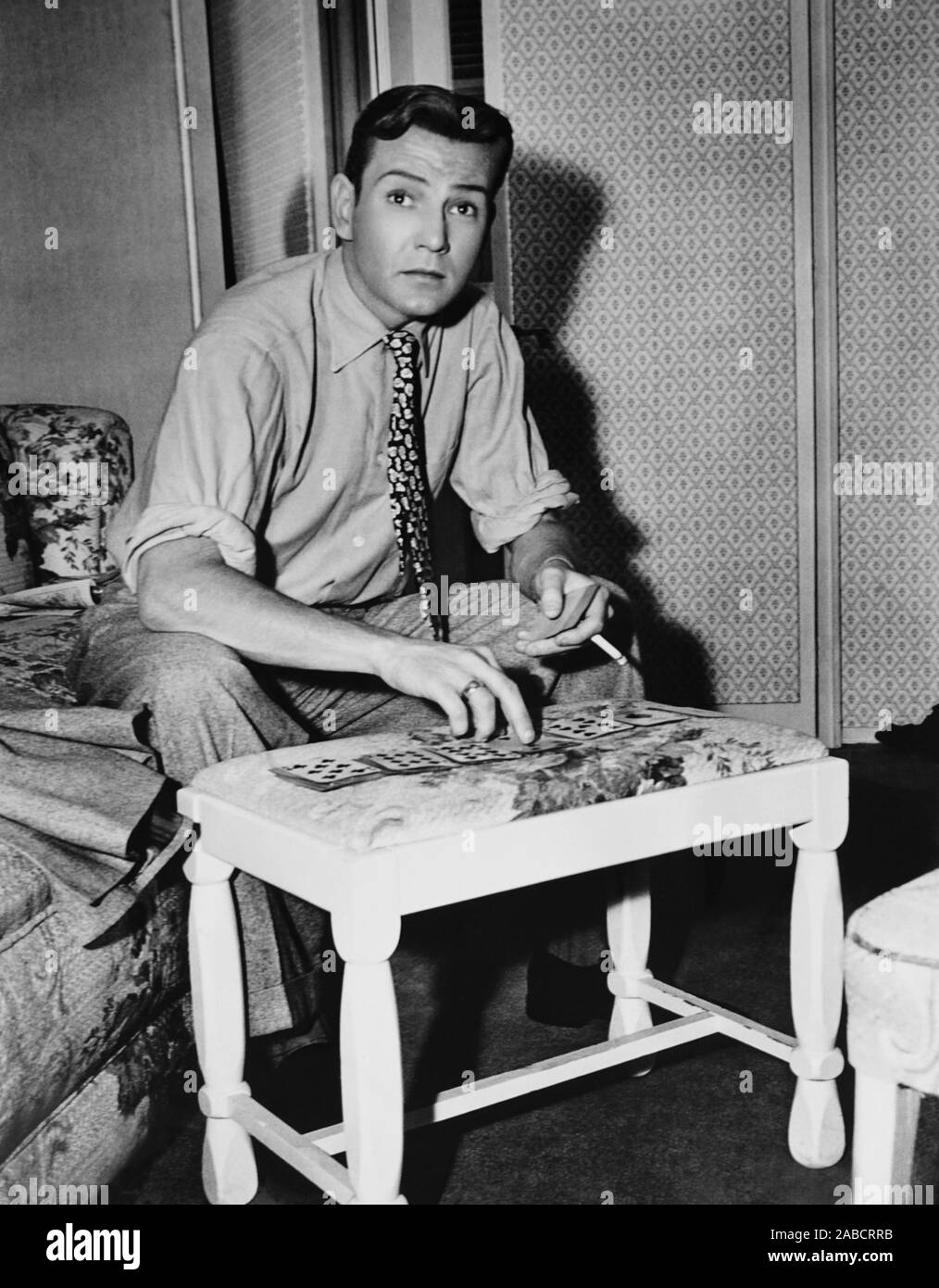 I'LL BE YOURS, Tom Drake on set, 1947 Stock Photo - Alamy