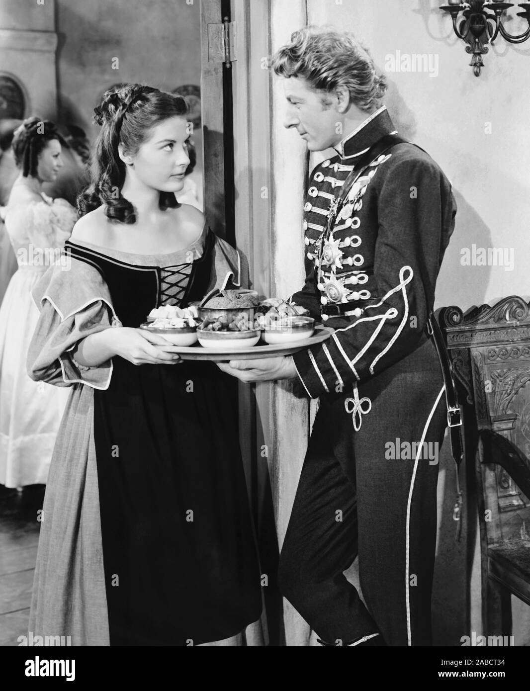 THE INSPECTOR GENERAL, from left: Barbara Bates, Danny Kaye, 1949 Stock ...