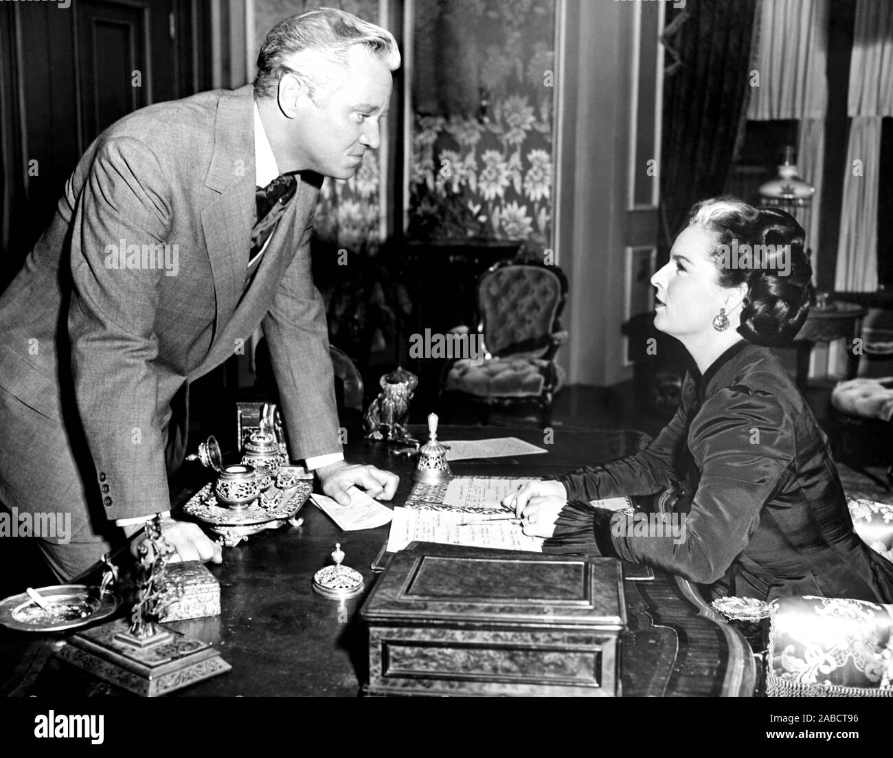 INSIDE STRAIGHT, from left, David Brian, Mercedes McCambridge, 1951 ...