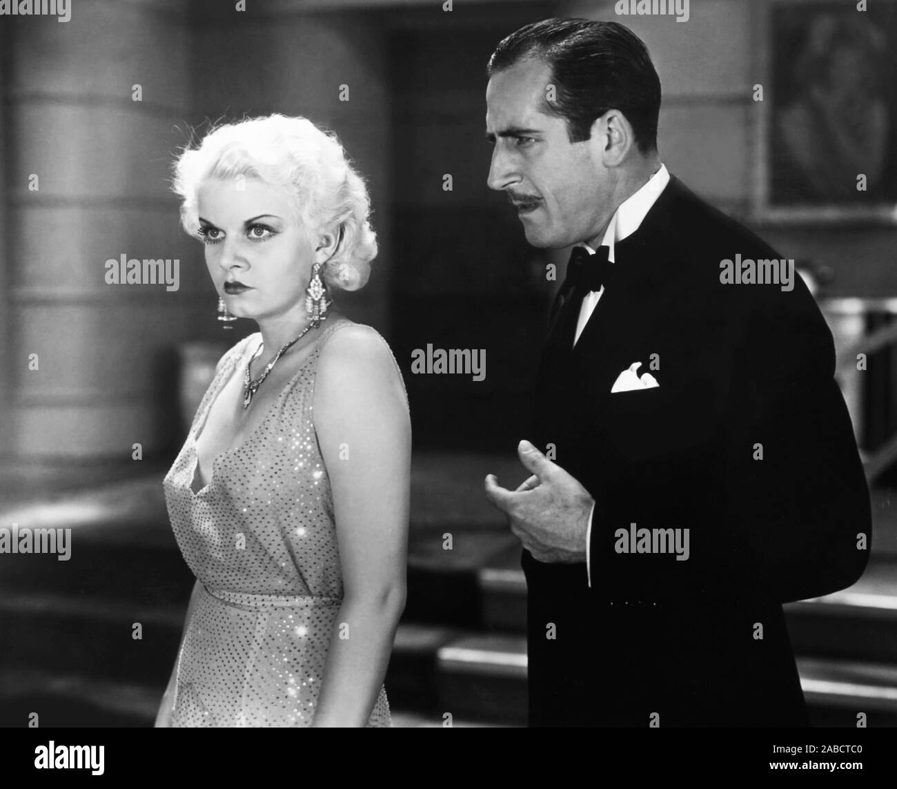 IRON MAN, from left, Jean Harlow, John Miljan, 1931 Stock Photo - Alamy