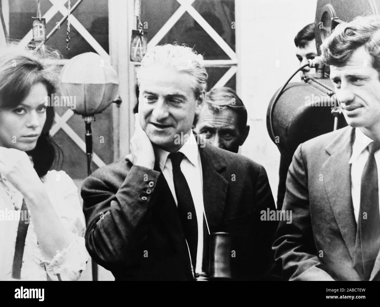 IS PARIS BURNING?, from left: Leslie Caron, director Rene Clement, Jean ...