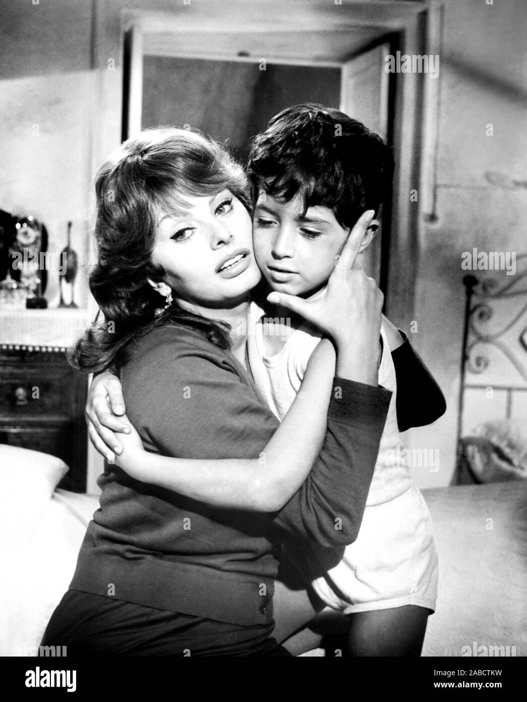 IT STARTED IN NAPLES, from left, Sophia Loren, Marietto, 1960 Stock ...