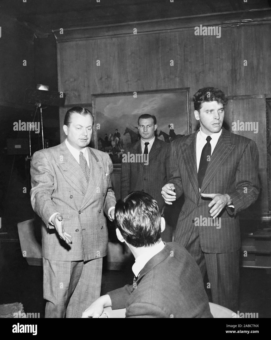 I WALK ALONE, front from left: director Byron Haskin, Wendell Corey ...