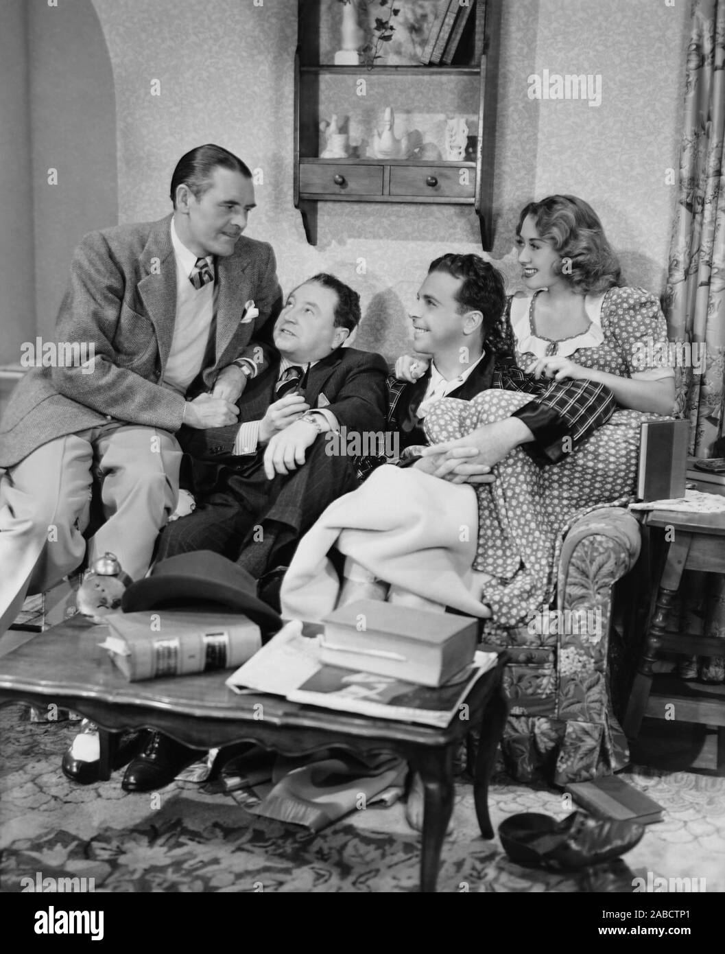 I WANT A DIVORCE, from left: screenwriter Frank Butler, director Ralph ...