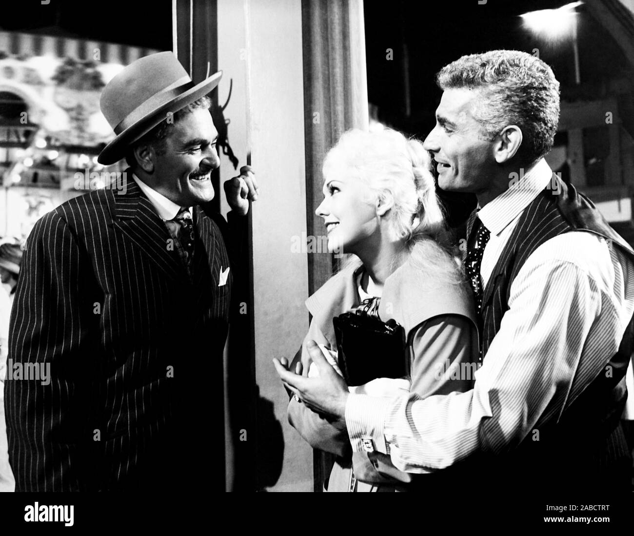 JEANNE EAGELS, from left, Joe DeSantis, Kim Novak, Jeff Chandler, 1957 ...