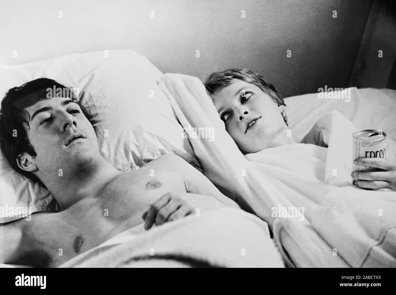 JOHN AND MARY, from left: Dustin Hoffman, Mia Farrow, 1969. TM ...