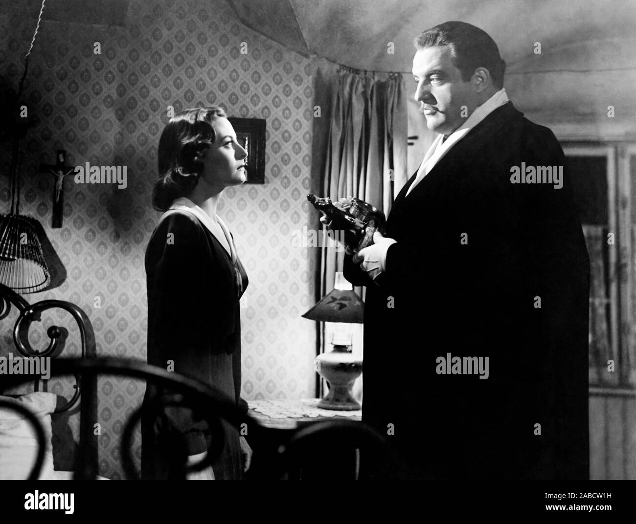 JOAN OF PARIS, from left, Michele Morgan, Laird Cregar, 1942 Stock ...